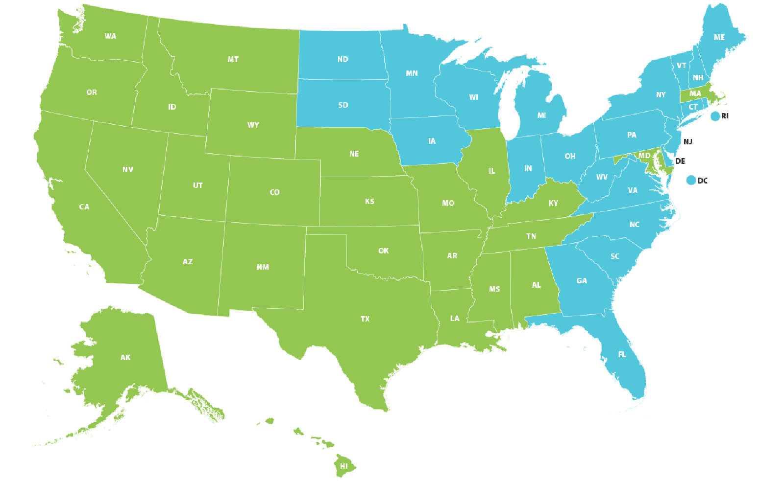 Poly-America - Sales Map